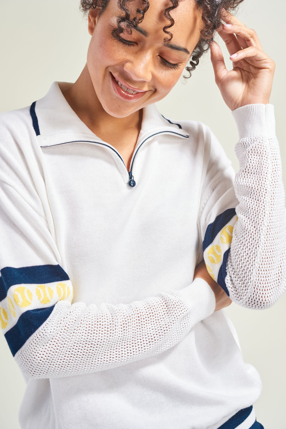 L'P Tennis Athleisure: Ace Zip-Up Sweater